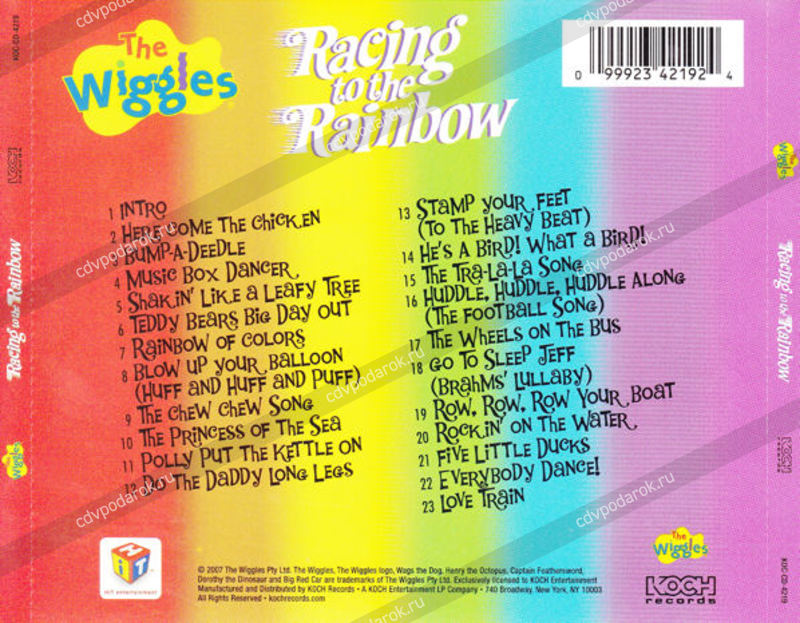 The Wiggles: Racing to the Rainbow - купить CD в интернет-магазине