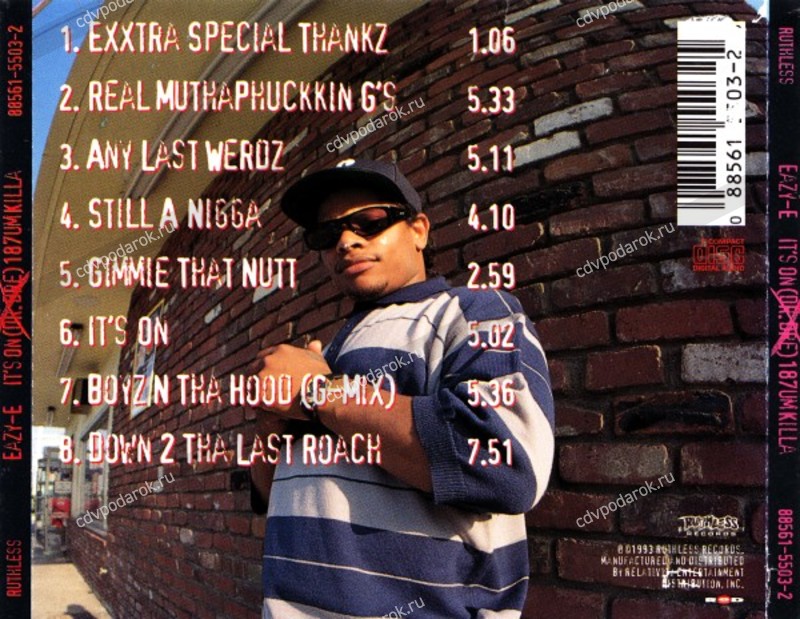 Eazy-E: It's On (Dr. Dre) 187um Killa - купить CD в интернет-магазине